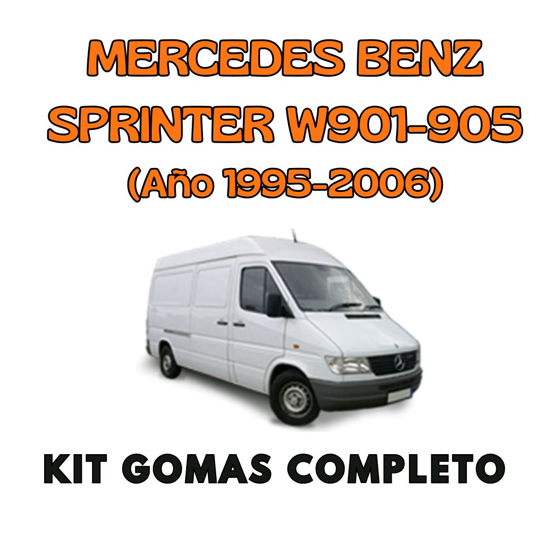 KIT COMPLETO GOMAS PARA MERCEDES BENZ SPRINTER W901/W905 – COMERCIO DE ...
